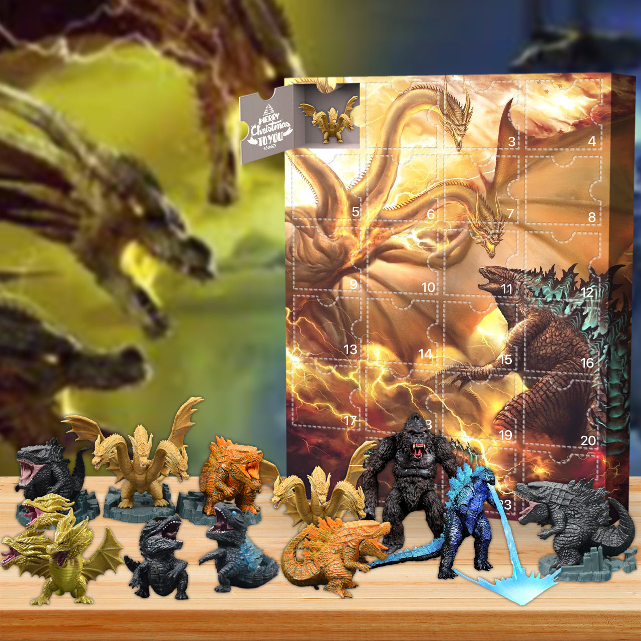 2025 Godzilla Advent Calendar -- The One With 24 Little Doors
