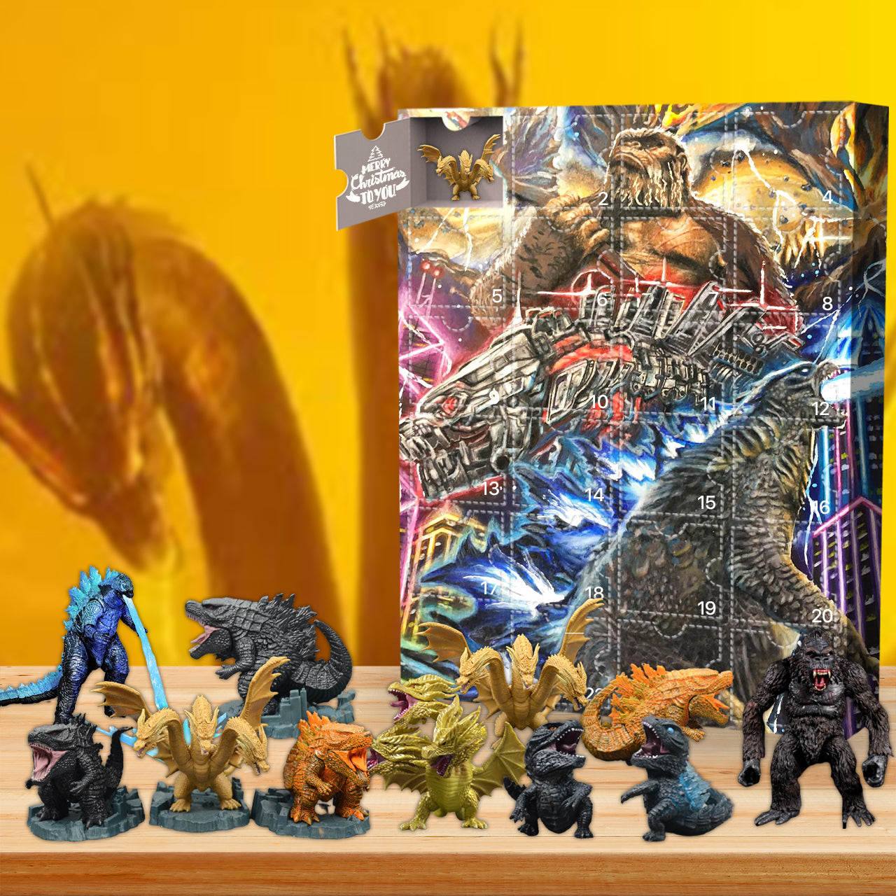 2024 Godzilla Advent Calendar -- The One With 24 Little Doors
