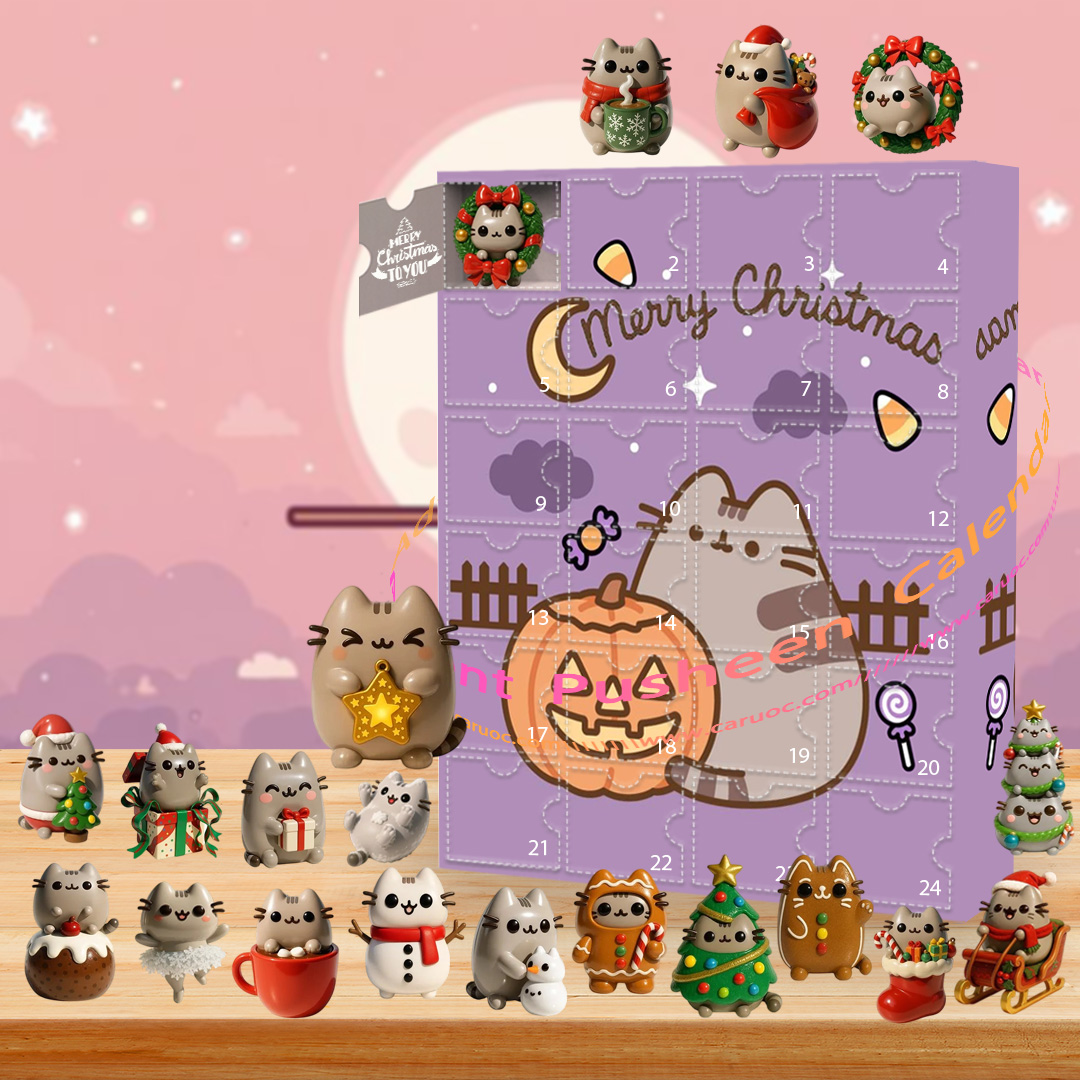 Pusheen Advent Calendar -- 🎁24 Gifts Are In It