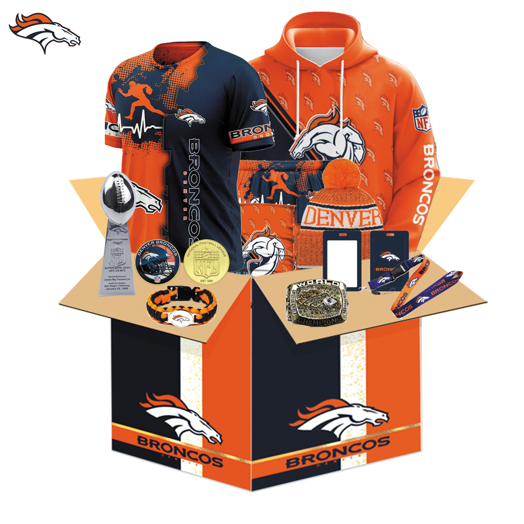 Denver Broncos BOX – The Best Gifts Pack for NFL Fans