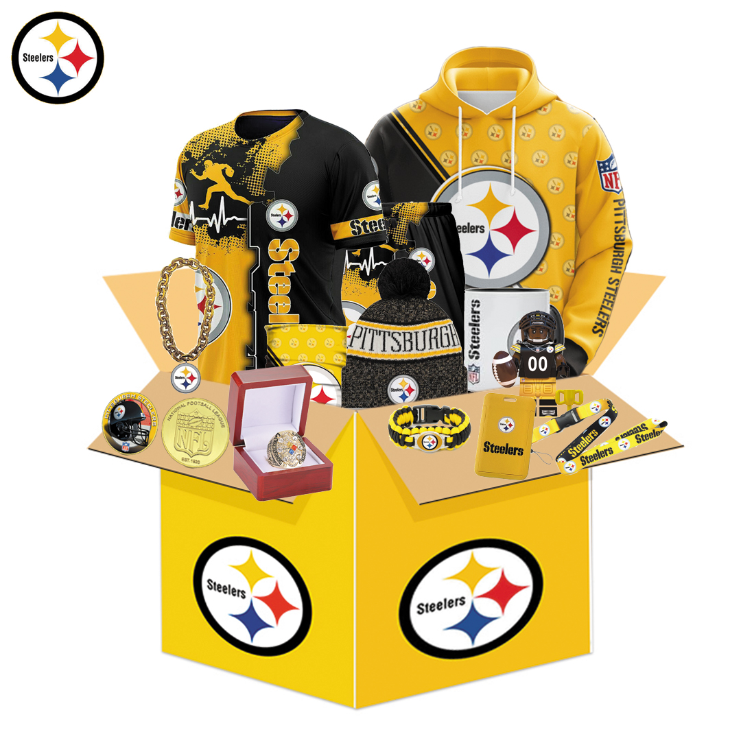 Pittsburgh Steelers BOX – The Best Gifts Pack for NFL Fans