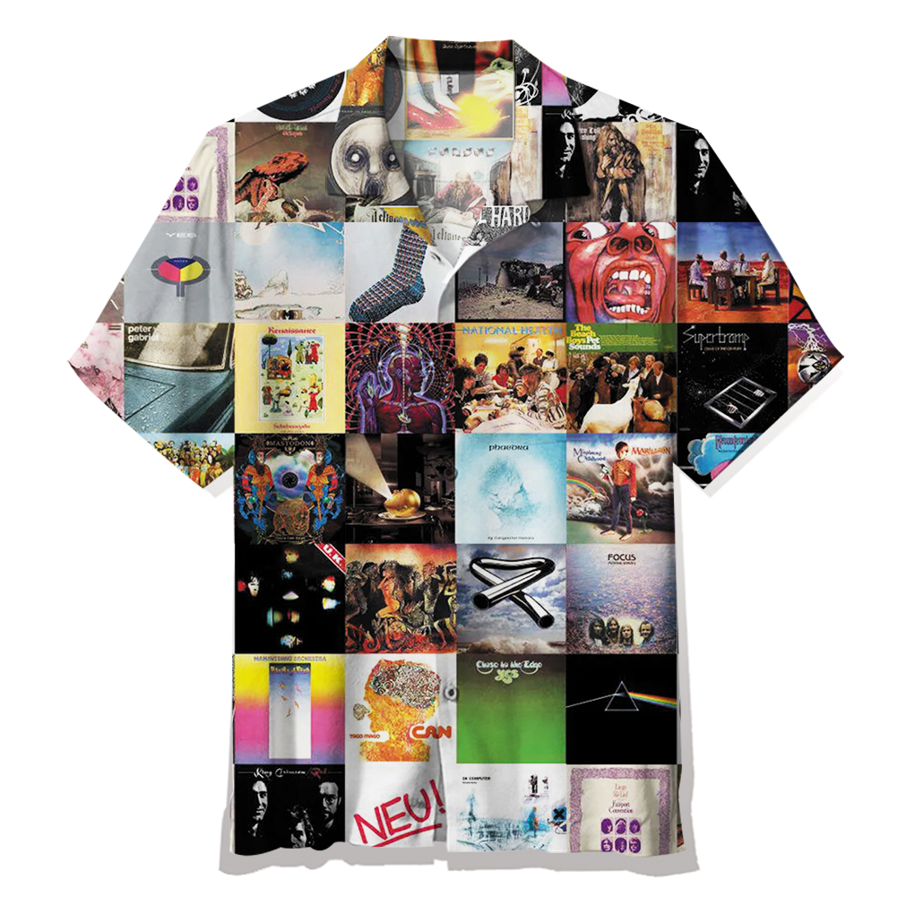 Progressive rock Collage | Unisex Hawaiian Shirt