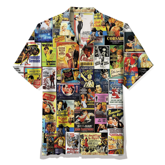 Classic Movie Posters | Unisex Hawaiian Shirt