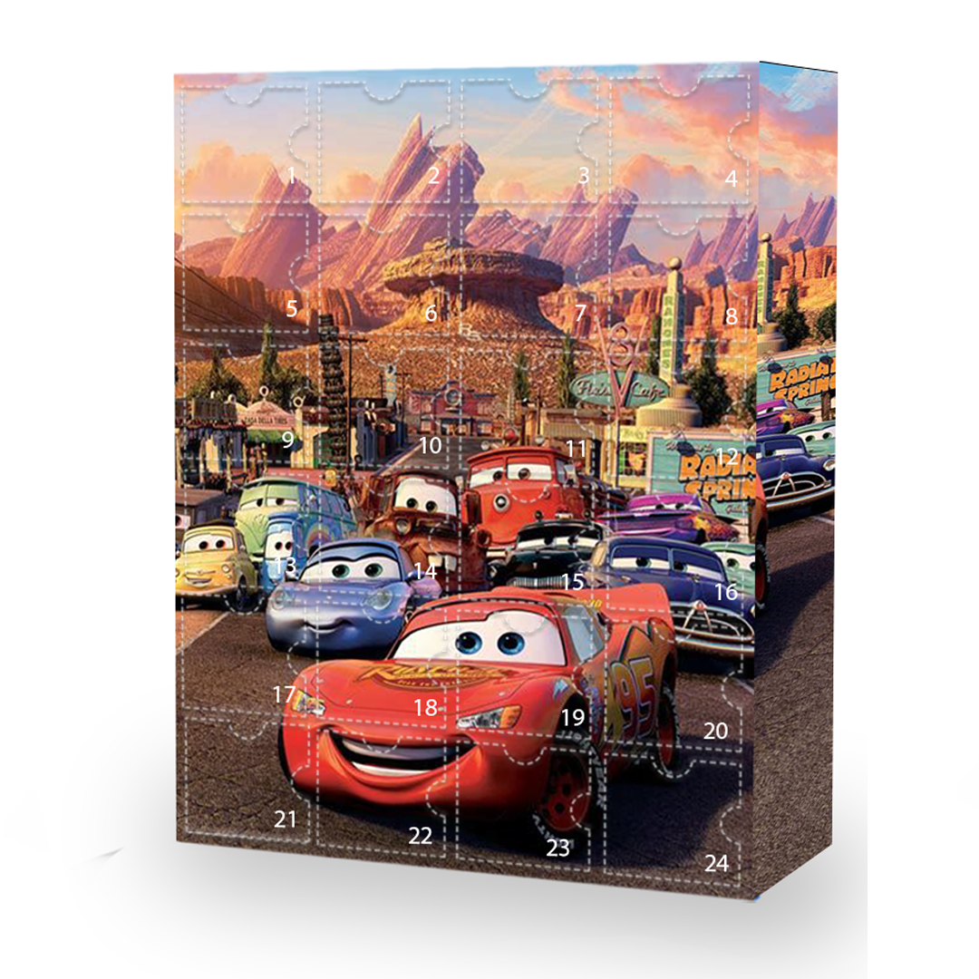 Cars Advent Calendar -- The One With 24 Little Doors