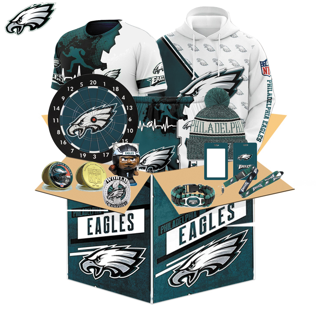 Philadelphia Eagles BOX – The Best Gifts Pack for NFL Fans