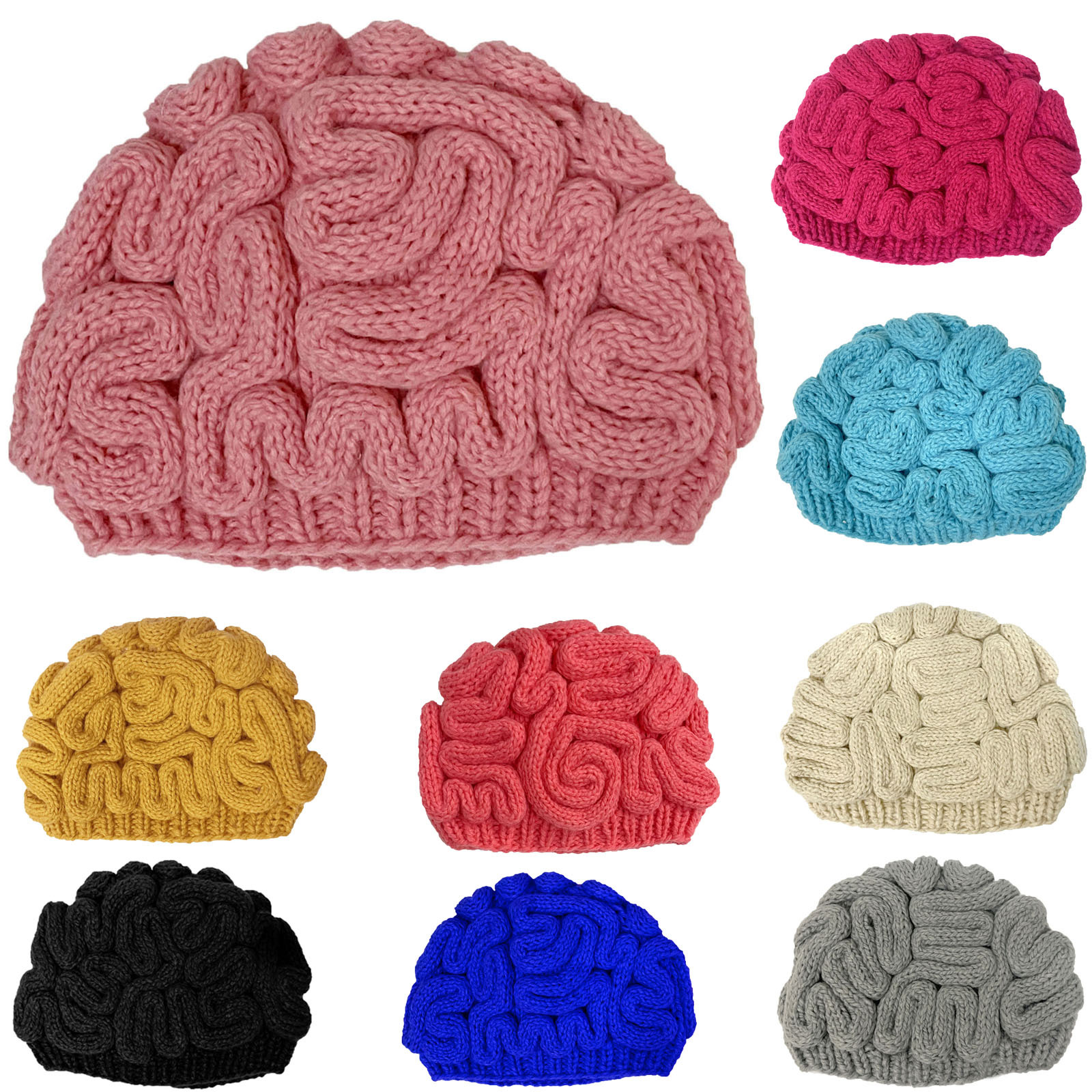 “I need to grow my brain”-Handmade Brain Cap