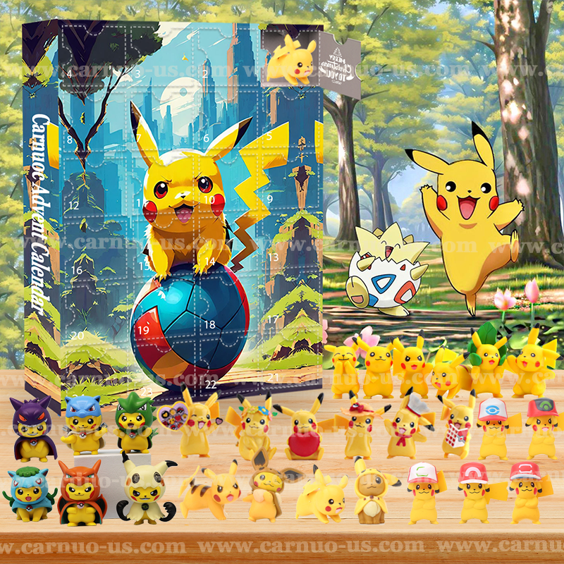 Pikachu Advent Calendar -- The One With 24 Little Doors