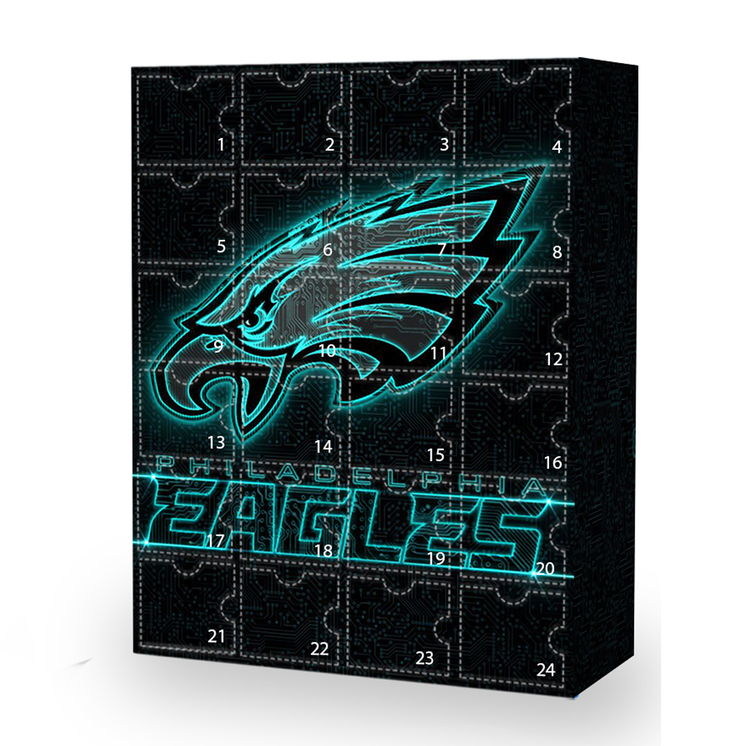 Philadelphia Eagles Advent Calendar -- The One With 24 Little Doors