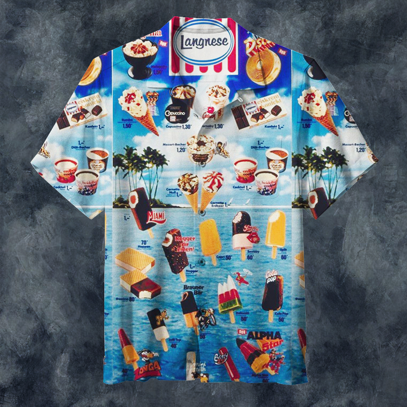 Oh, those old summers, those old ice creams | Hawaiian Shirt