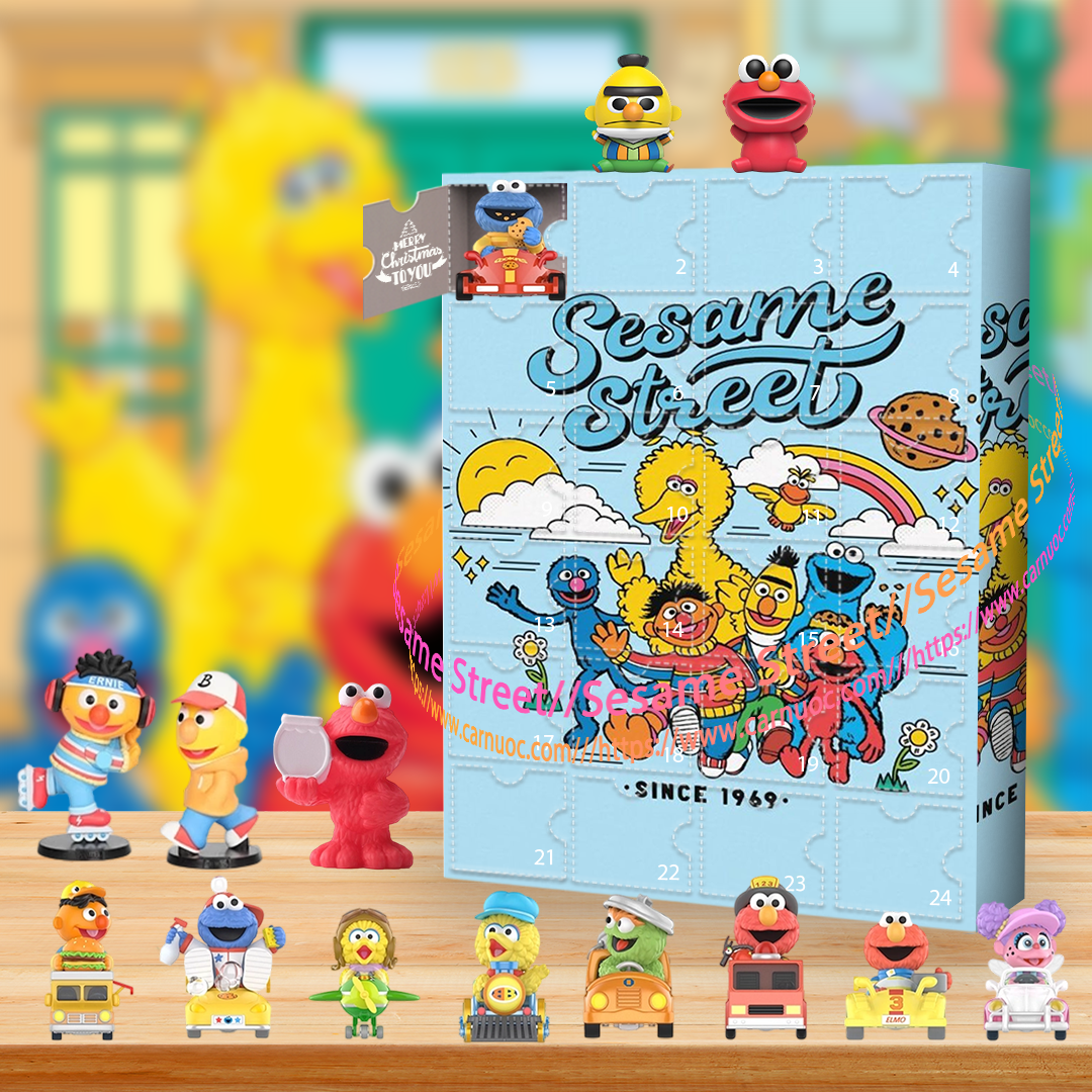 Sesame Street Advent Calendar -- The One With 24 Little Doors