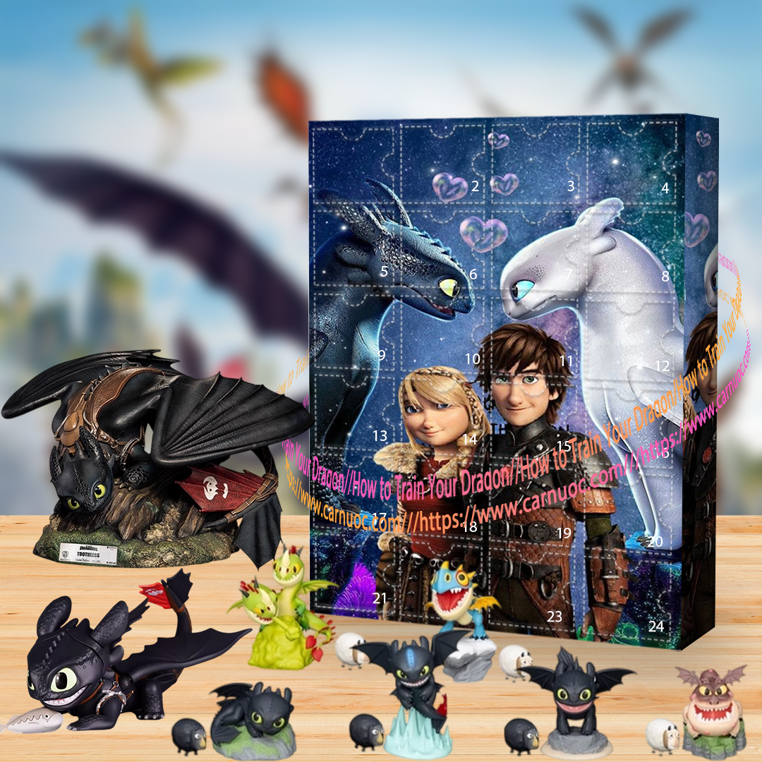 How to Train Your Dragon Advent Calendar -- The One With 24 Little Doors