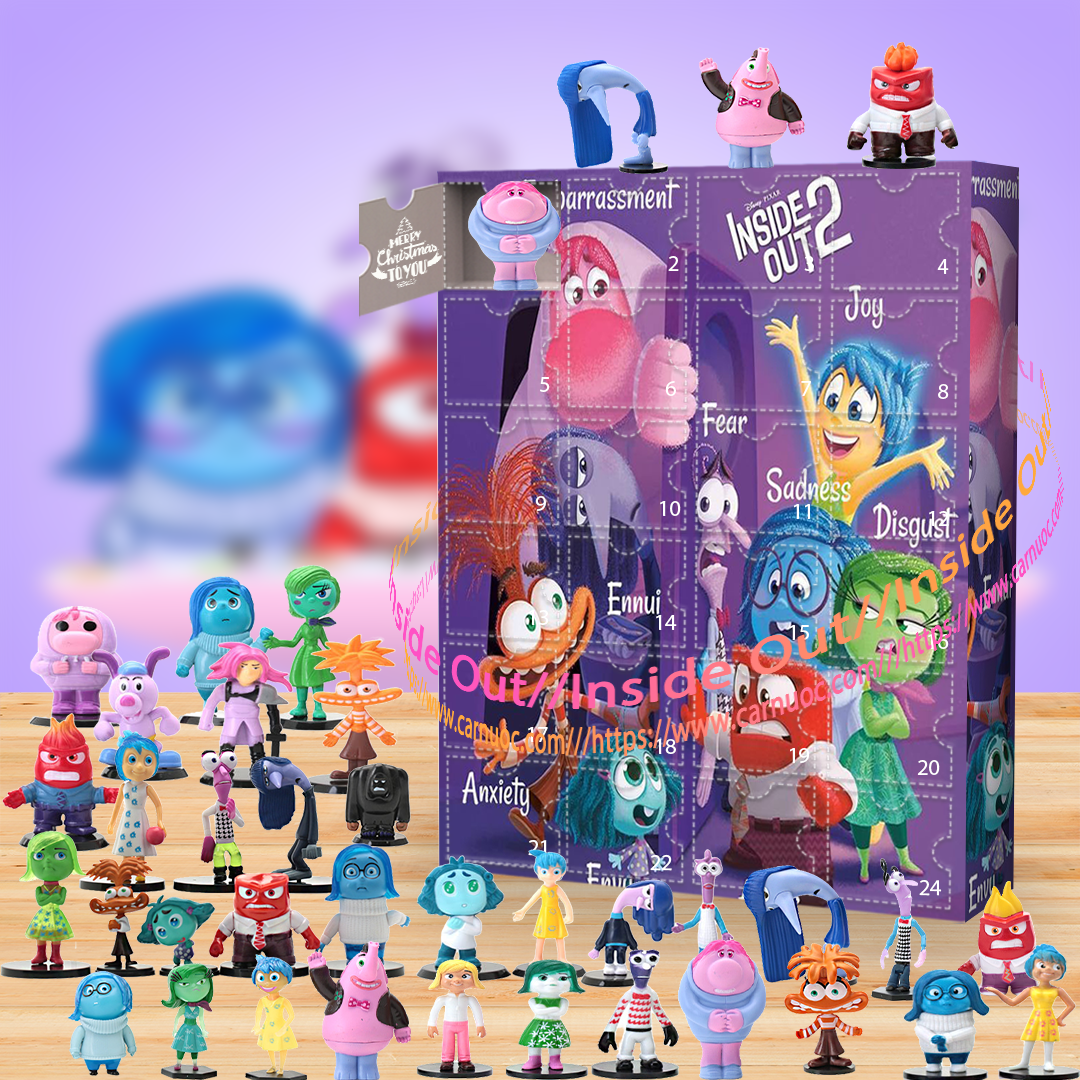 Inside Out Advent Calendar -- The One With 24 Little Doors