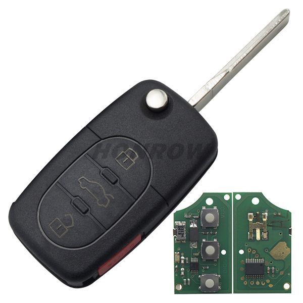 For Au 3+1 button remote key with big battery the remote control model ...