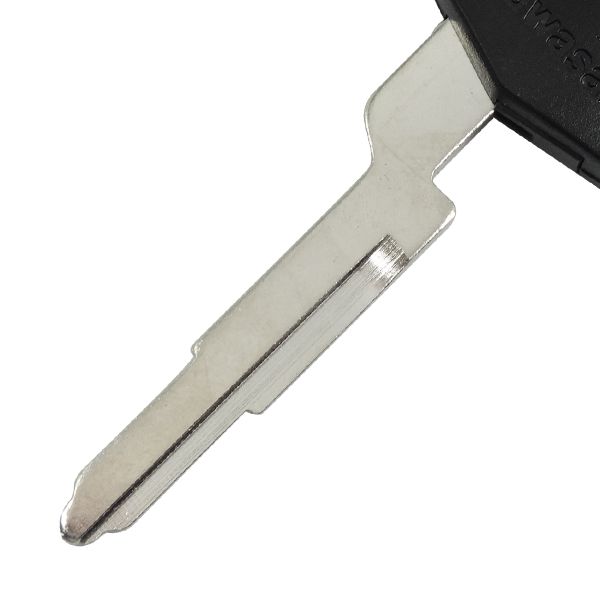 For Kawasaki Motorcycle transponder key bank with left blade （black ...