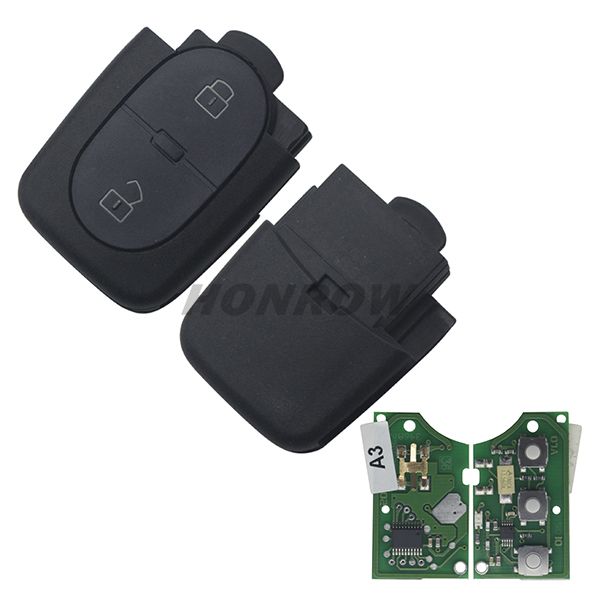 For Audi 3 button remote control with big battery 434MHZ the remote ...