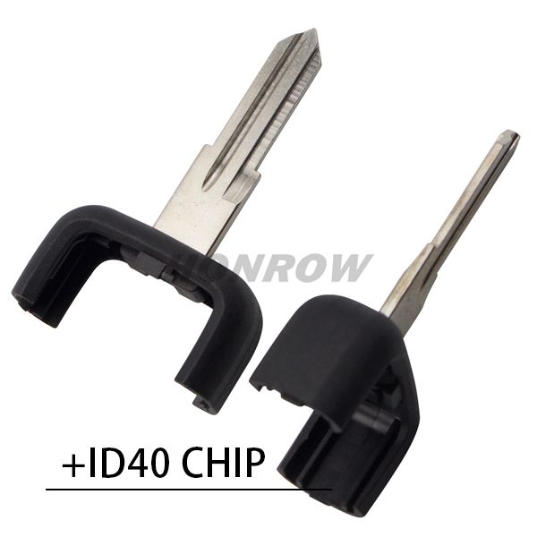 Opel key head with right blade ID40 Chip