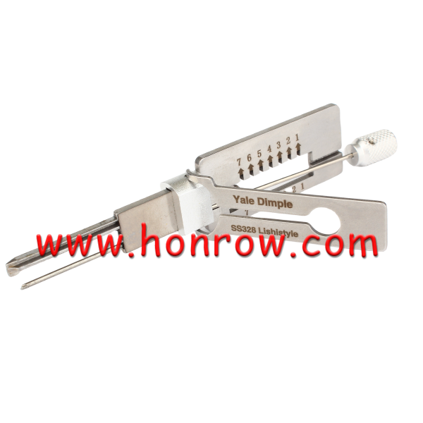 Lishi Tool Yale Dimple SS328 Lishistyle 2 in 1 lock pick and decoder ...