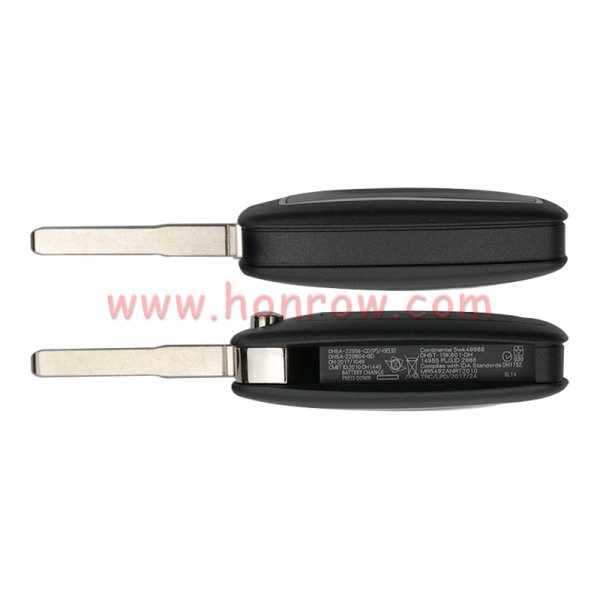For Ford Transit /Custom remote key shell with HU101 key blade