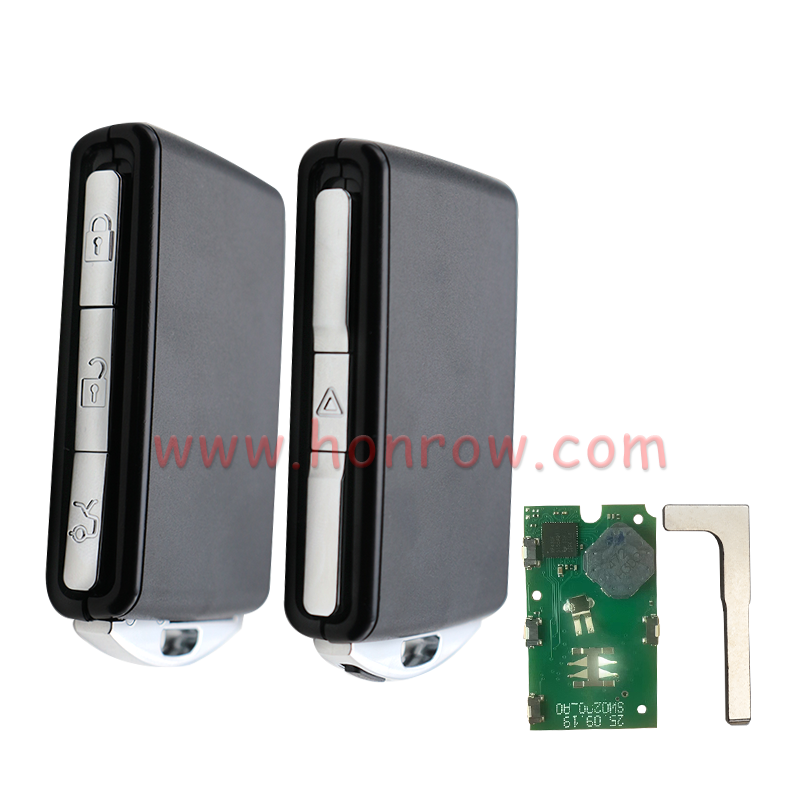 For Volvo Smart Key 3+1 button with 433MHz H Chip RF430 / 8A / H CHIP ...