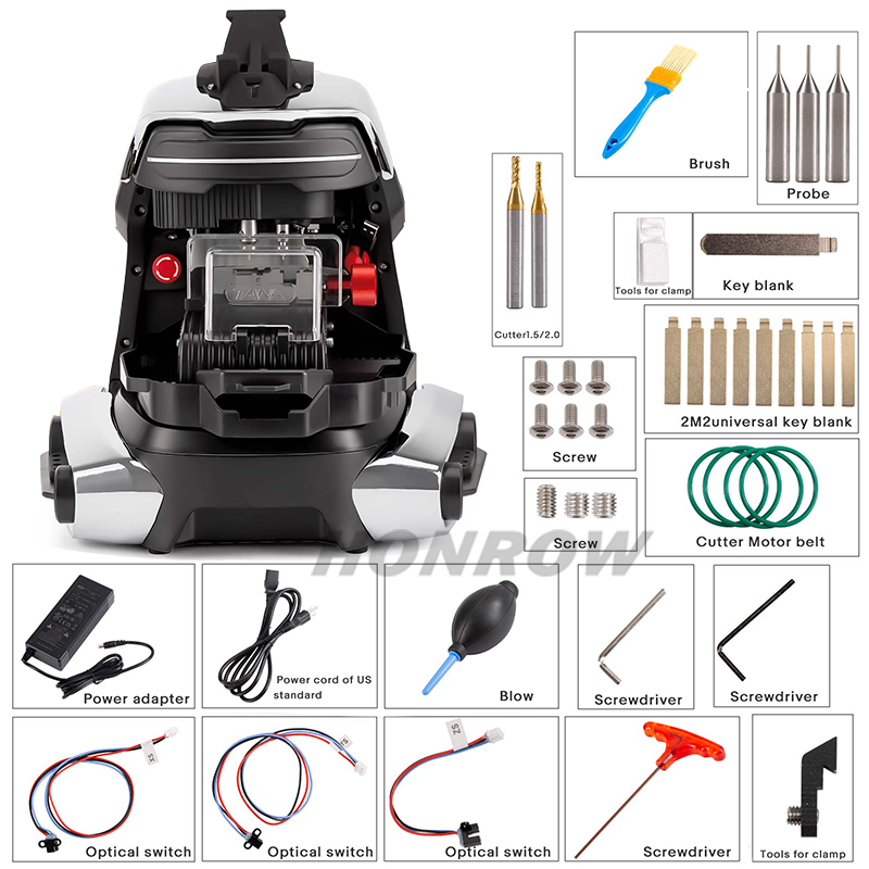 New 2M2 Tank Pro II key Cutting machine Automatic Car Key Cuttig Machine
