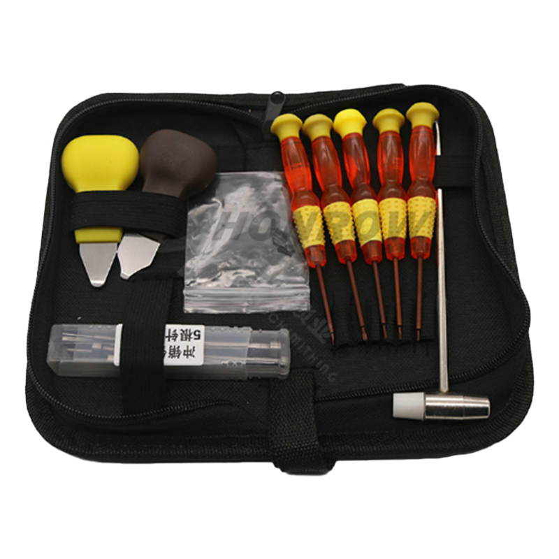 Folding remote control disassembly screw pry fixing pin removal and ...