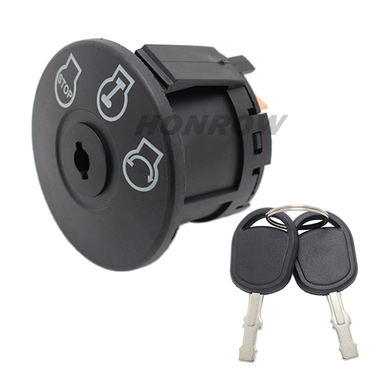 5PIN Riding Lawn Mowers Ignition Switch with Two Keys Tecreddy Ignition ...