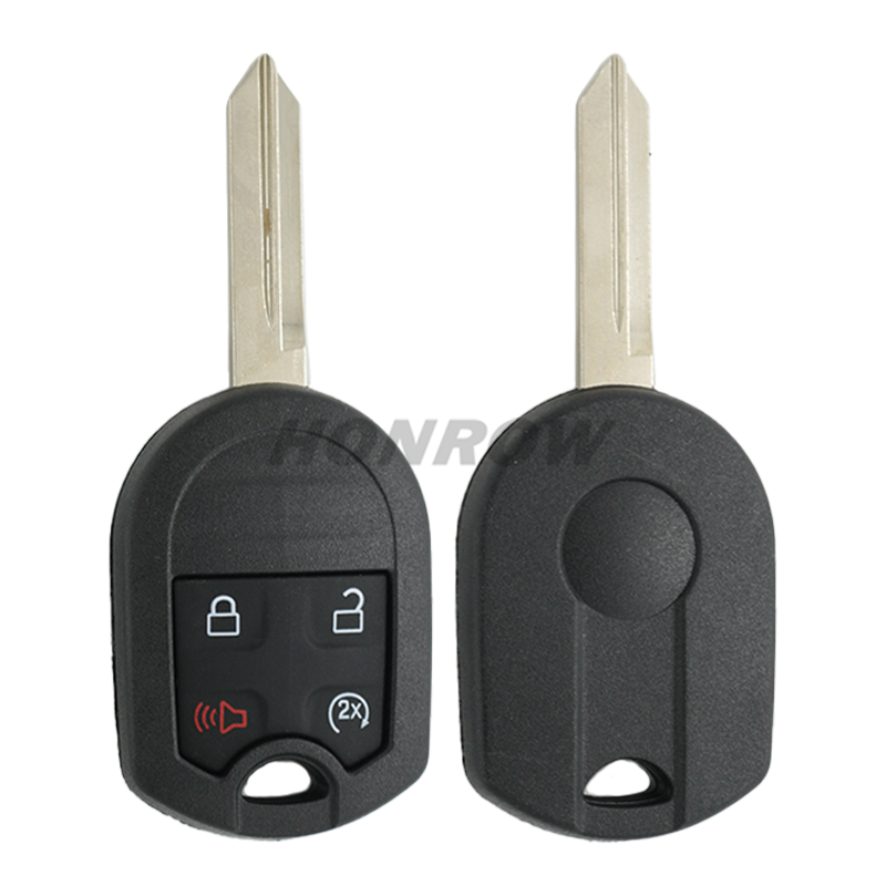 For GTL Ford 4 buton remote key shell with H72 key blade enhanced version