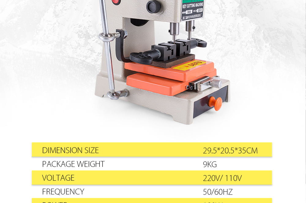 DEFU 368A Vertical Key Cutter Defu Key Cutting Machine For Duplicating ...