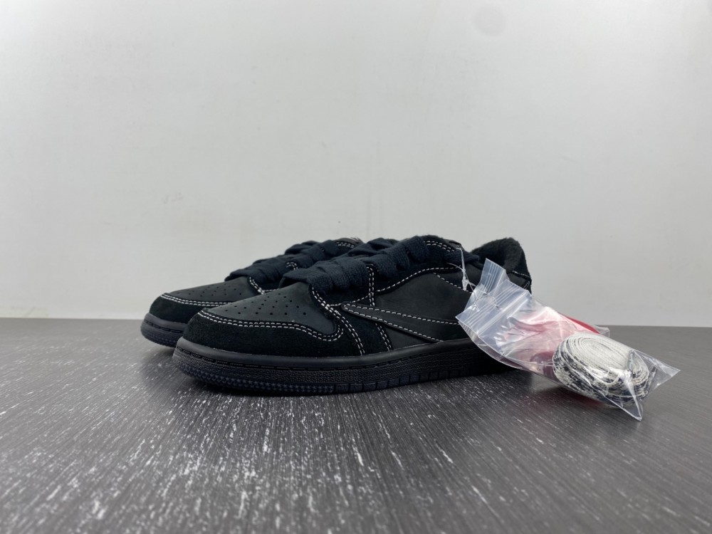 US$ 75.00 - Kids T*ravis S*cott x Air Jordan 1 OG Low PS Black Phantom ...